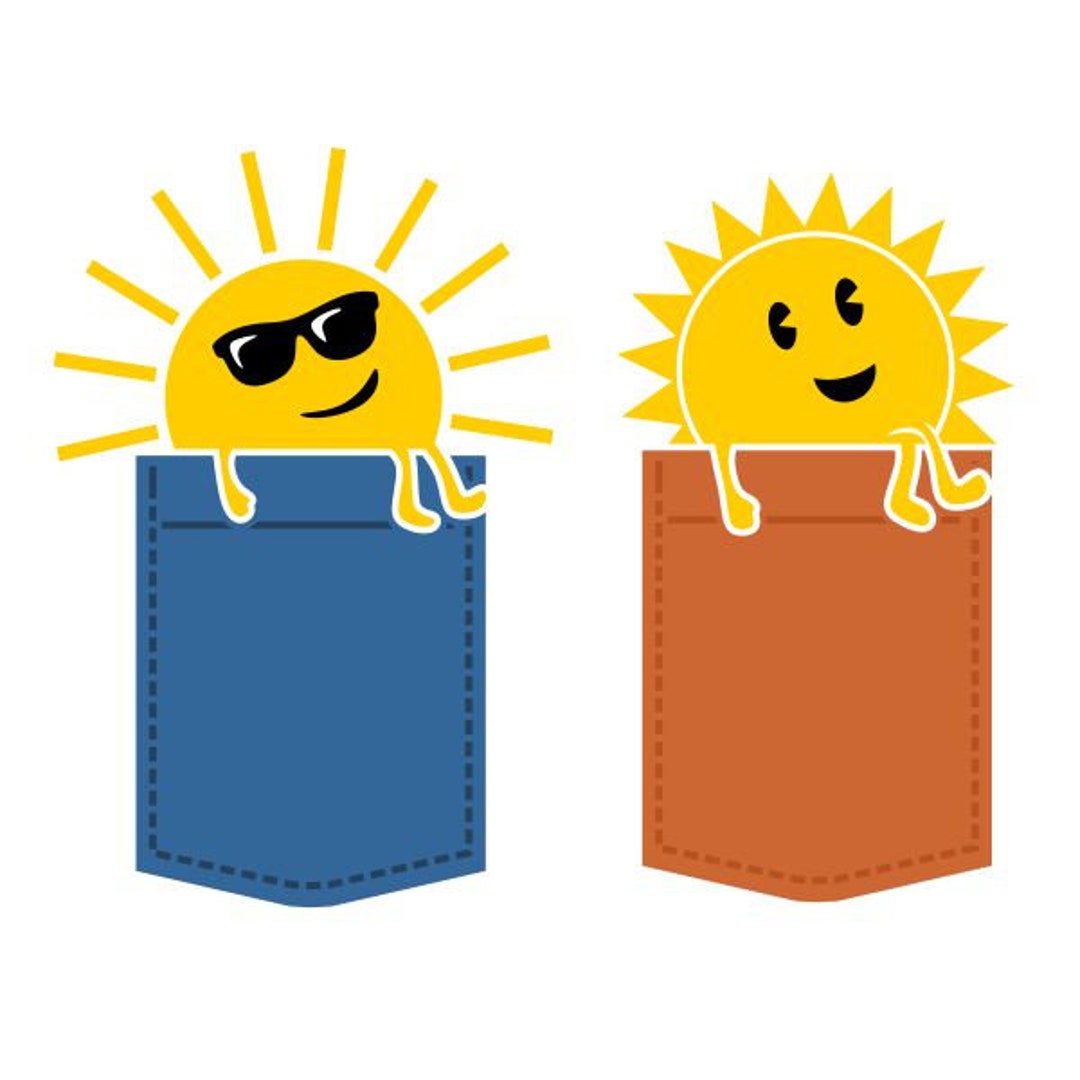 Got That Sunshine in My Pocket Summer Sun Cuttable Design SVG PNG DXF ...