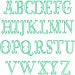 Lyda Fonts Monogram Machine Embroidery Font Alphabet Letters INSTANT ...