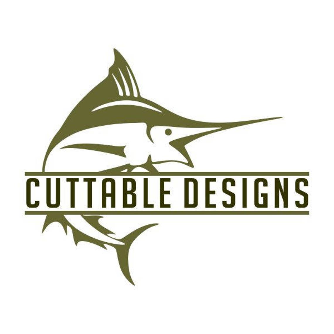 Fish Frame Ocean Beach Cuttable Design SVG PNG DXF & Eps - Etsy