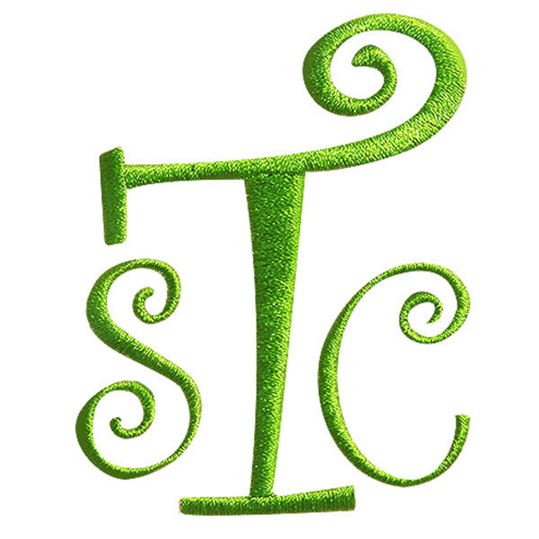 Curlz Curly Machine Embroidery Font Alphabet Letters INSTANT DOWNLOAD ...