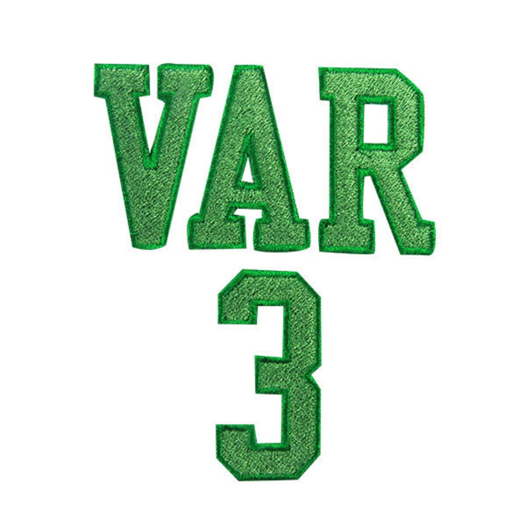 Varsity Two Color Monogram Machine Embroidery Font Alphabet Letters ...