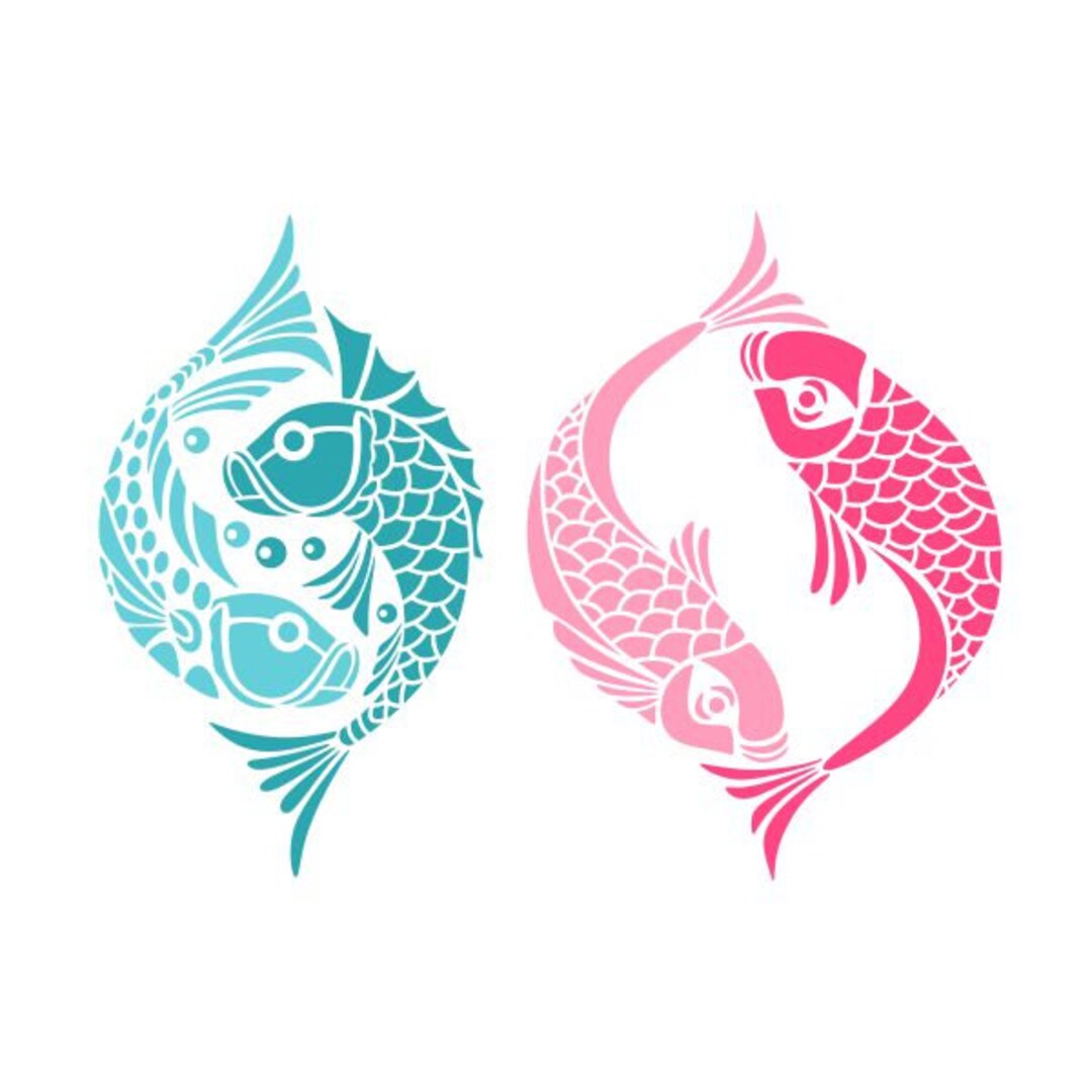 Fish Art Cuttable SVG PNG DXF & Eps Designs Cameo File Silhouette - Etsy