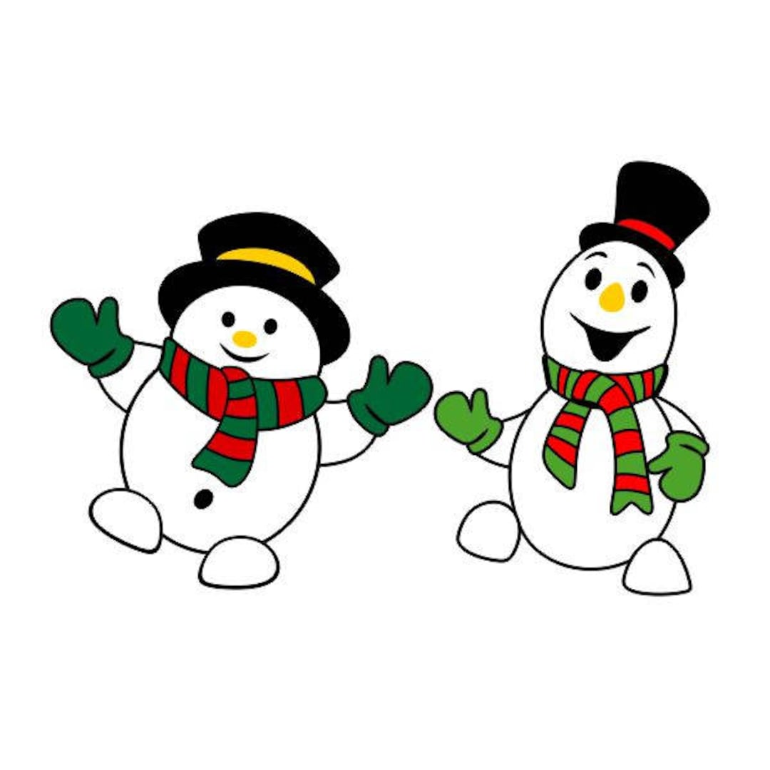 Snowman Winter Christmas Cuttable Design SVG PNG DXF & Eps Designs ...
