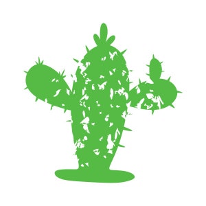 Distressed Cactus Pack Cuttable Design SVG PNG DXF & Eps Designs Cameo ...