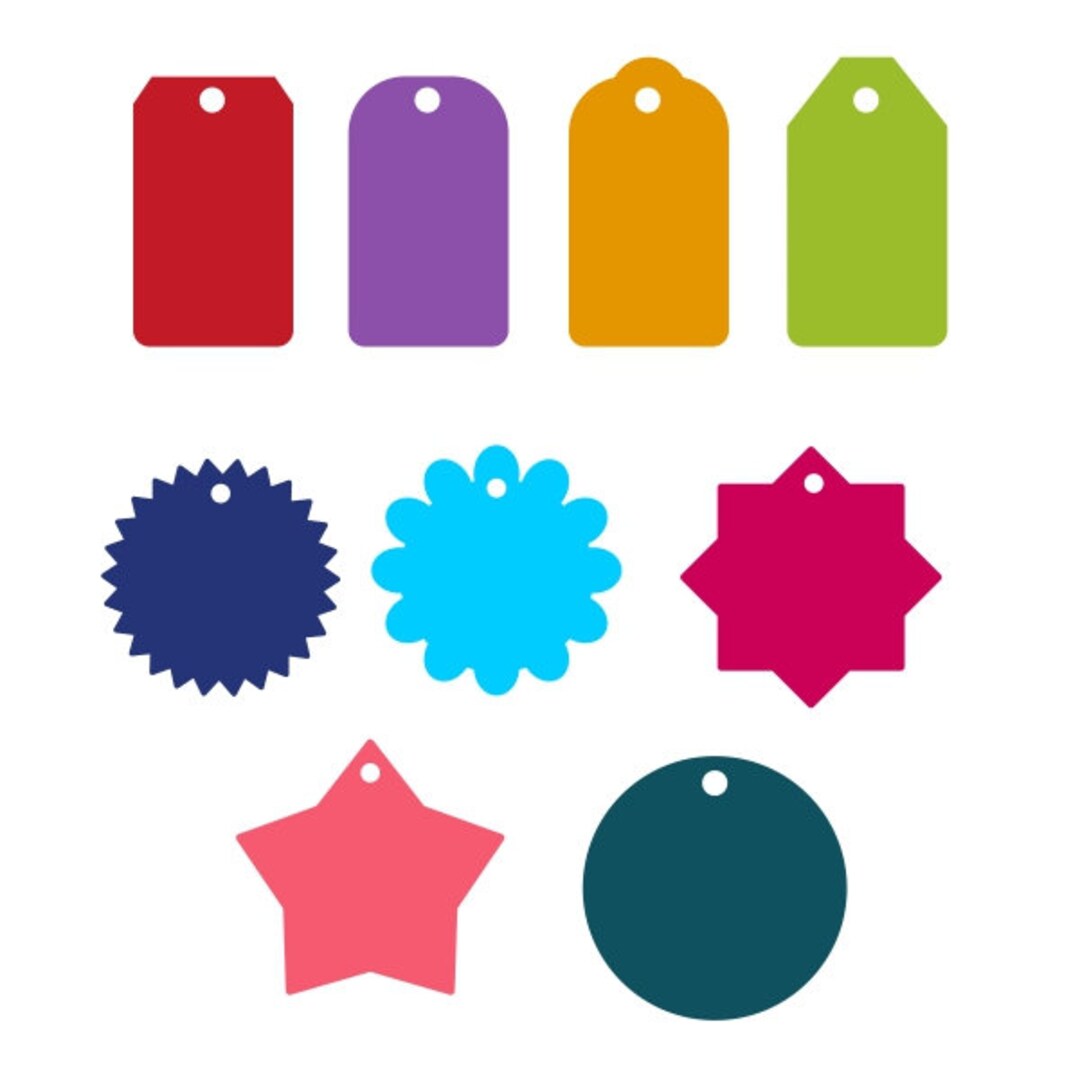 Tags Pack Cuttable Design SVG PNG DXF & Eps Designs Cameo File ...