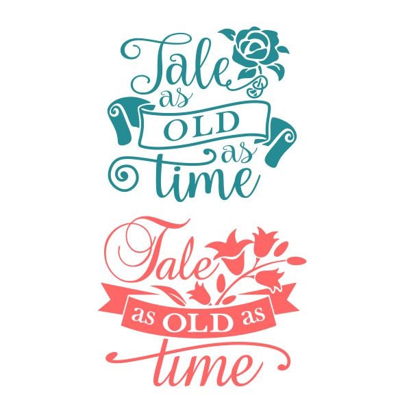 Tale as Old as Time Svg - Etsy