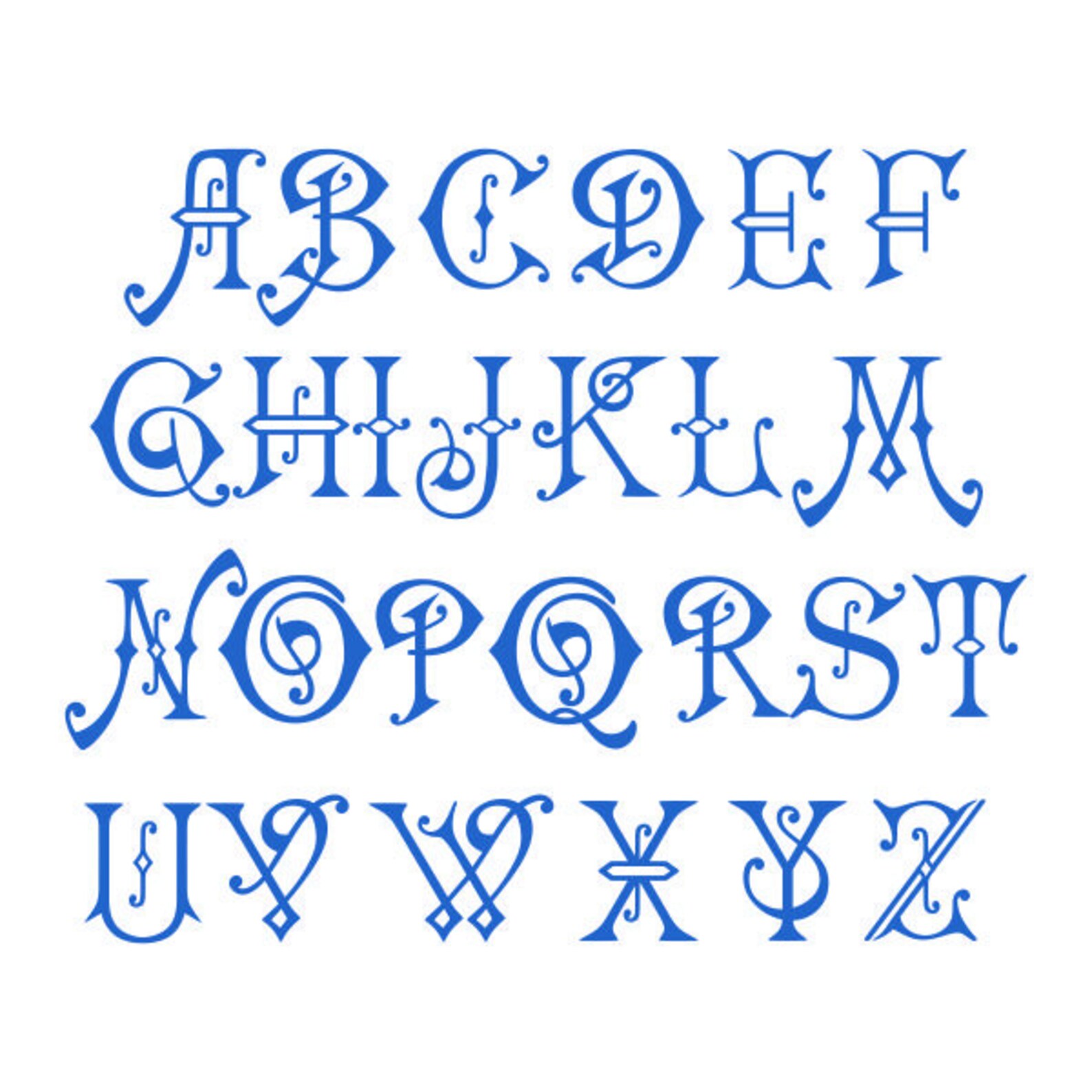 Clementine Font Monogram Cuttable Design SVG PNG DXF & Eps | Etsy