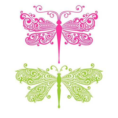 Dragonfly Insect Summer Bug Cuttable Design SVG PNG DXF & Eps - Etsy