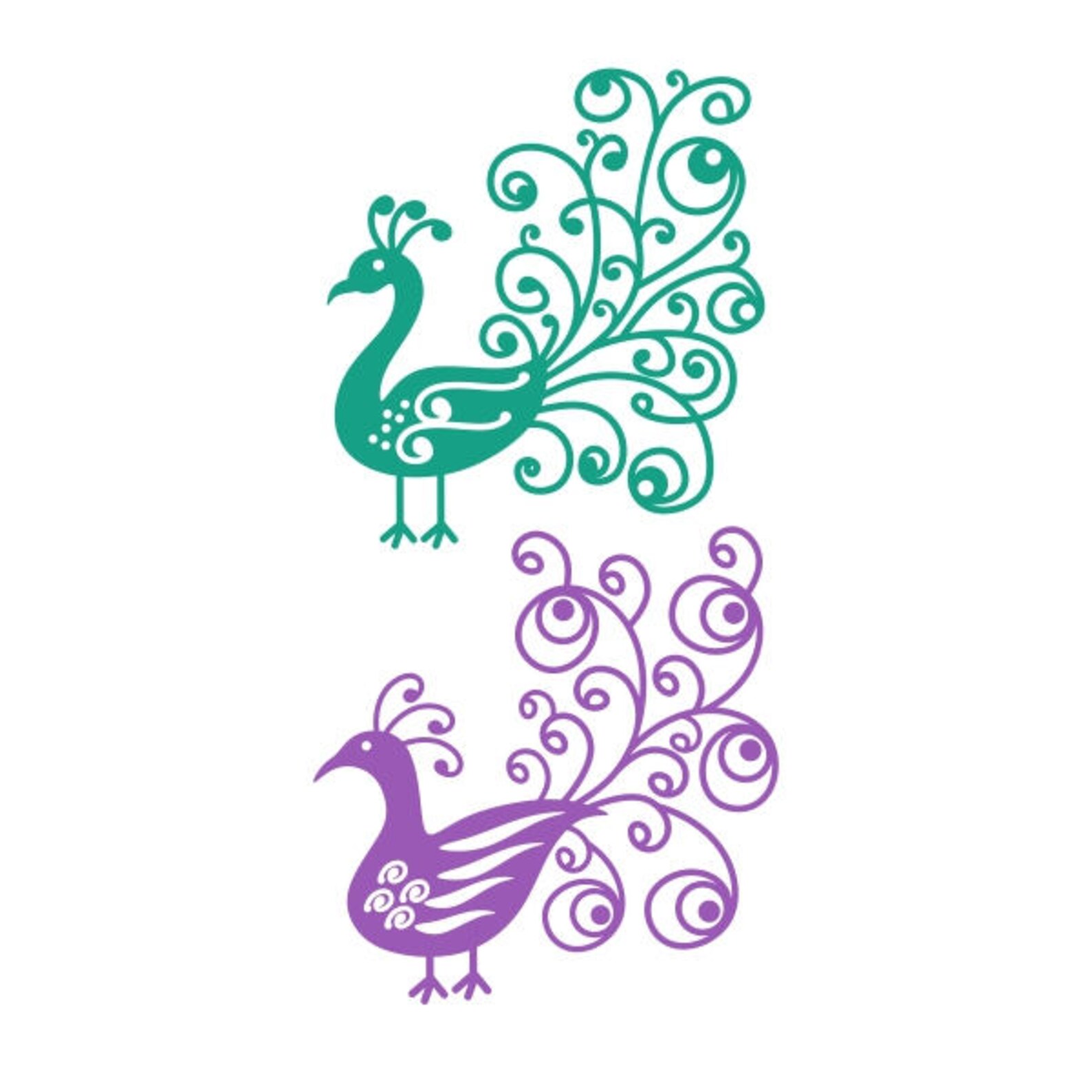 Peacock Cuttable Design SVG PNG DXF & Eps Designs Cameo File | Etsy