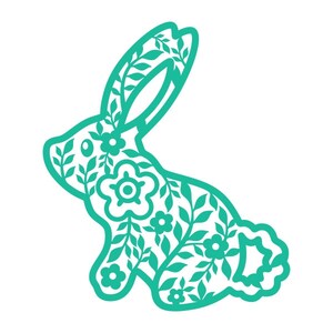 Flourish Rabbit Pack Cuttable Design SVG PNG DXF & Eps Designs - Etsy