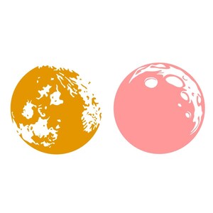 Beautiful Full Moon Pack Cuttable Design SVG PNG DXF & Eps - Etsy