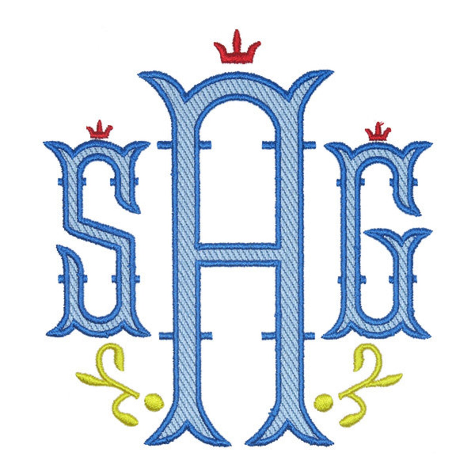 Nola Applique Embroidery Font Monogram Alphabet Letters - Etsy