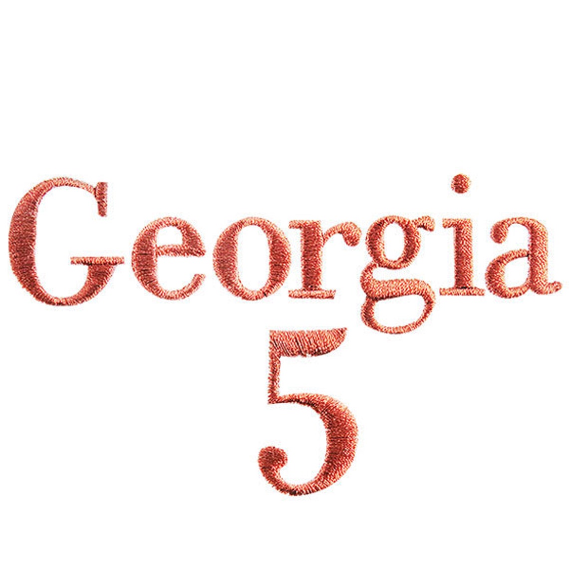 Georgia Monogram Machine Embroidery Font Alphabet Letters - Etsy