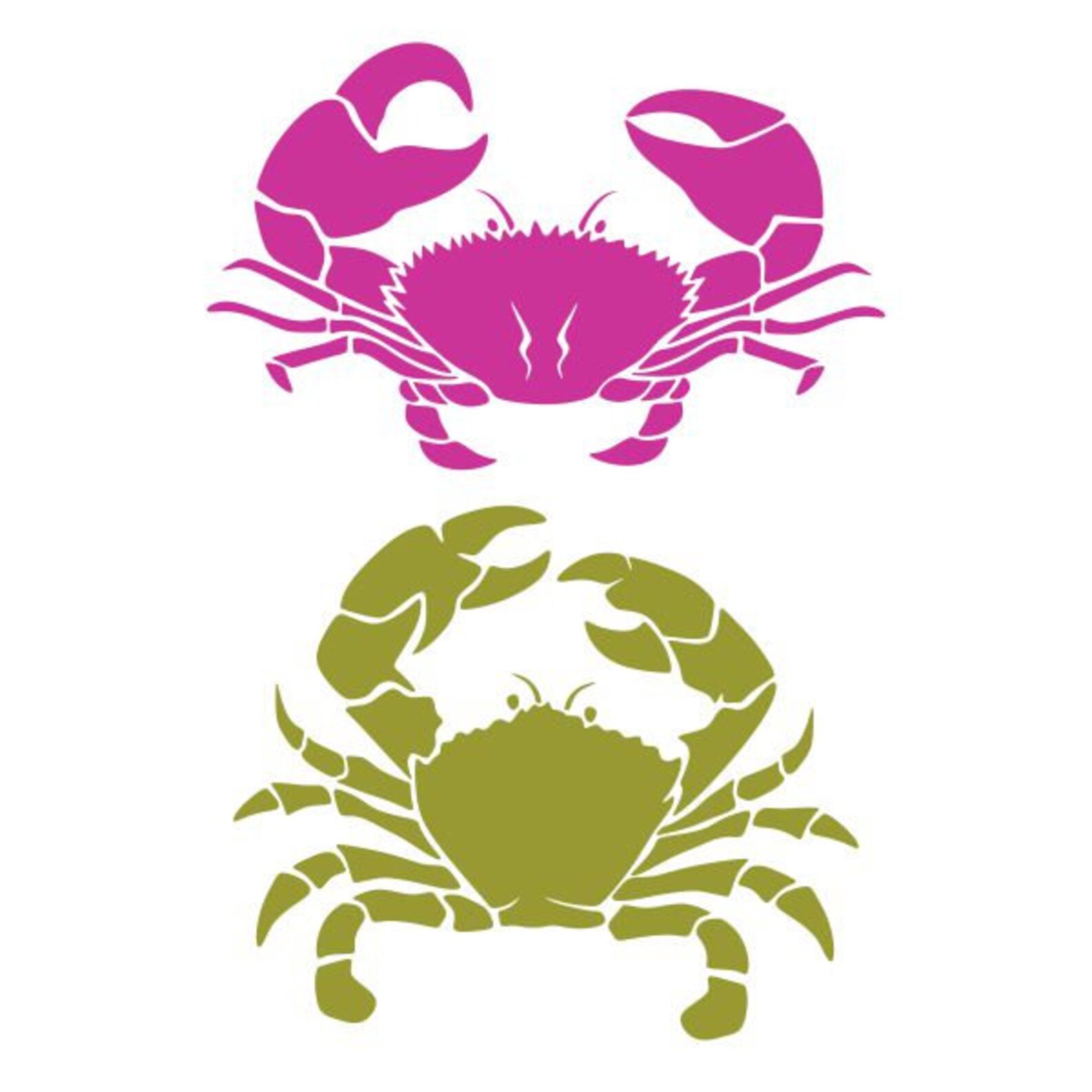 Crab Beach Cuttable Design SVG PNG DXF & Eps Designs Cameo - Etsy