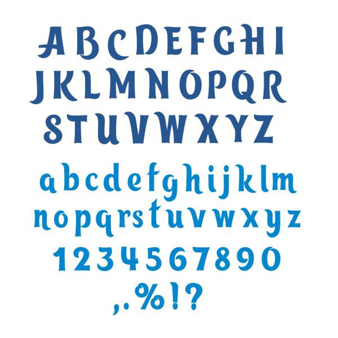 Troll Font Cuttable Design SVG PNG DXF & Eps Designs Cameo | Etsy