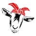Bandana Goat Pack Cuttable Design SVG PNG DXF & Eps Designs Cameo File ...