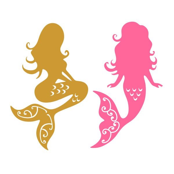 Mermaid Fish Cuttable Design SVG PNG DXF & Eps Designs Cameo | Etsy Canada