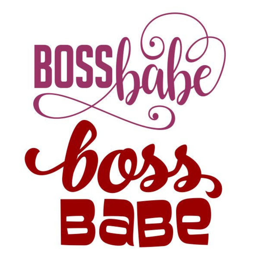 Boss Babe Cuttable Design SVG PNG DXF & Eps Designs Cameo File ...