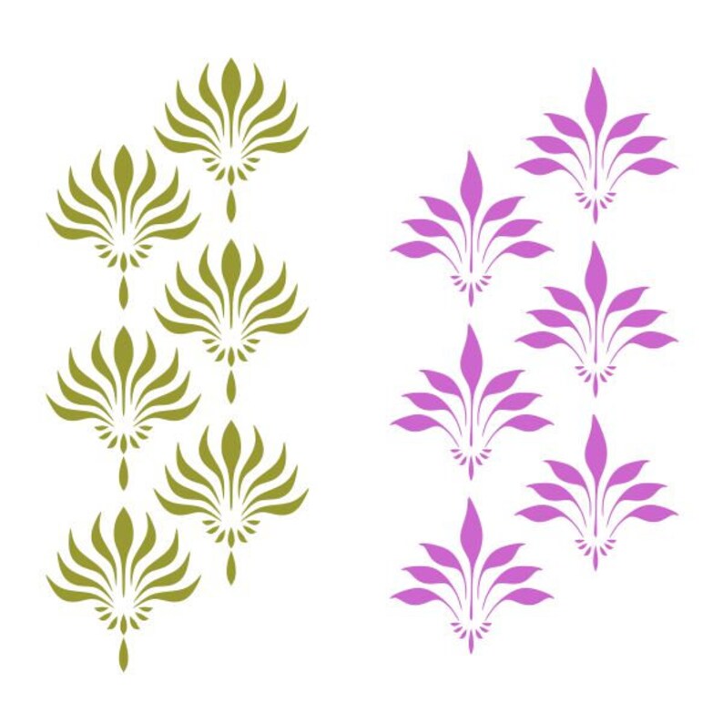 Leaf Accent Print Cuttable Design SVG PNG DXF & Eps Designs - Etsy
