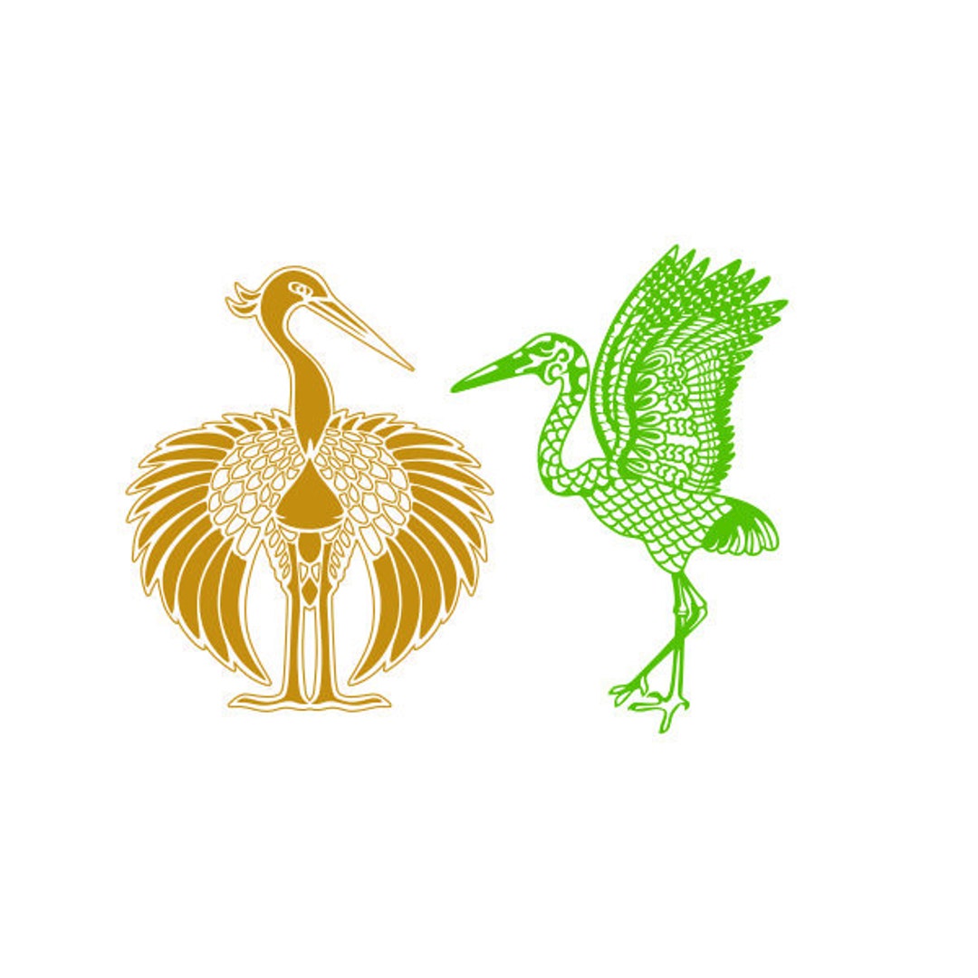 Heron Bird Pack Cuttable Design SVG PNG DXF & Eps Designs - Etsy