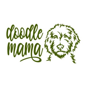 Doodle Dog Mama Momma Pack Cuttable Design SVG PNG DXF & Eps Designs ...