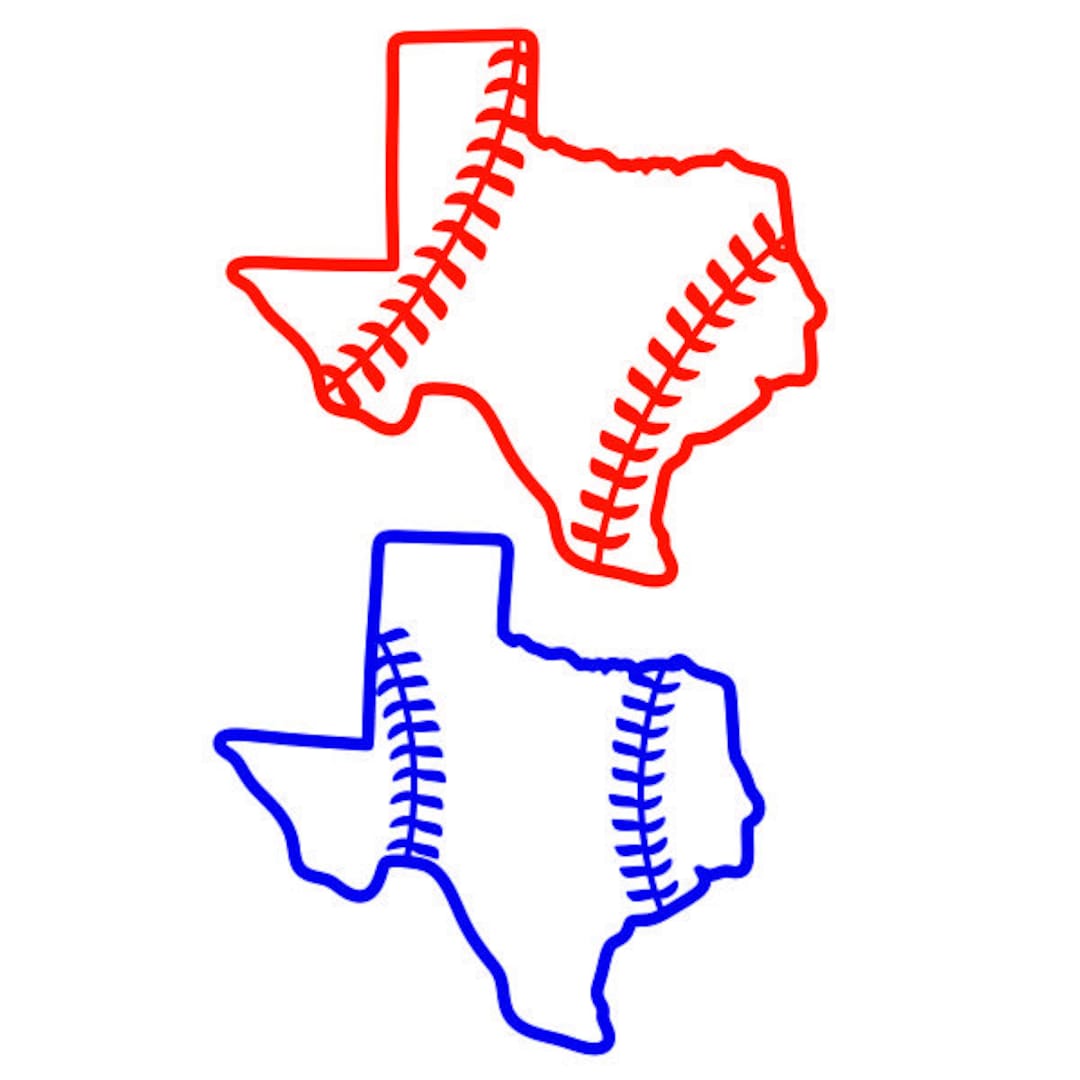 Texas Baseball Pack Cuttable Design SVG PNG DXF & Eps Designs Cameo ...