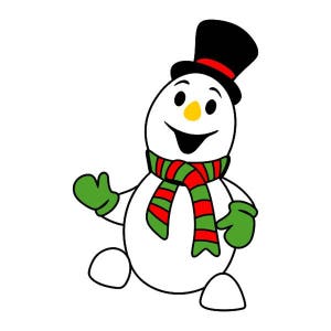 Snowman Winter Christmas Cuttable Design SVG PNG DXF & Eps Designs ...