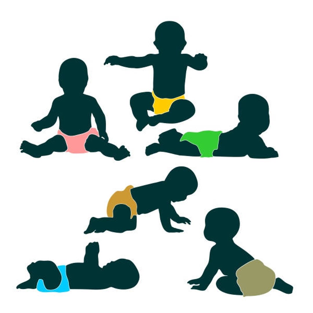 Baby New Born Pack Cuttable SVG PNG DXF & Eps Designs Cameo File ...