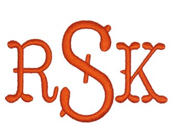 Phoebe Embroidery Monogram Set 2, 3, 4 11 Formats BX PES DST Script ...