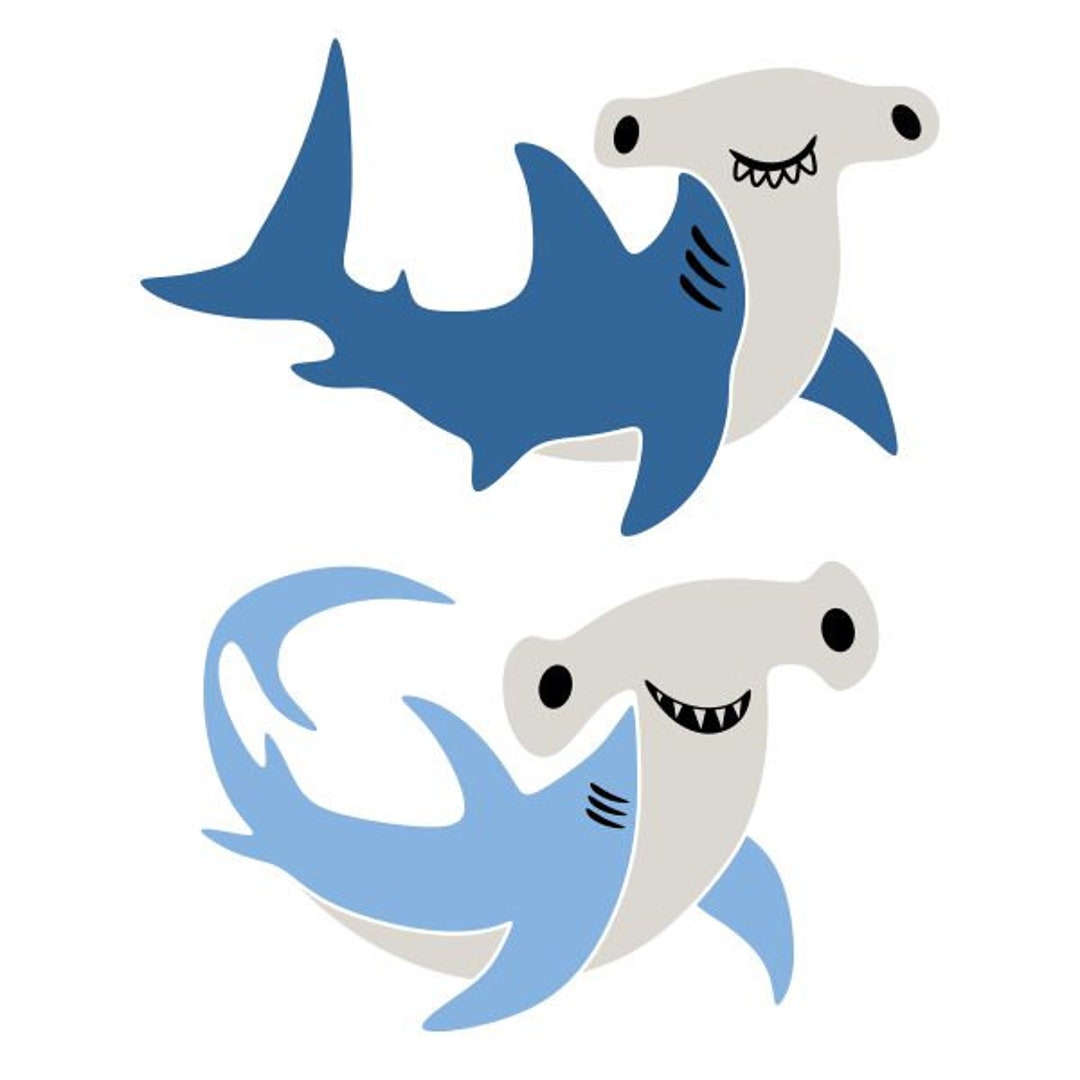 Hammer Head Shark Hammerhead Fish Cuttable Design SVG PNG DXF & Eps ...