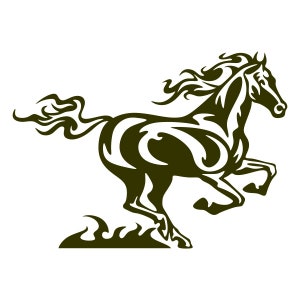 Running Horses Pack Cuttable Design SVG PNG DXF & Eps Designs Cameo ...