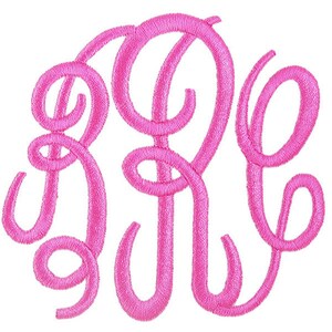 Master Circle Round Monogram Machine Embroidery Font Alphabet Letters ...