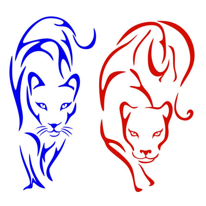 Panther Girl Cat Female Face Animal Cuttable Design SVG PNG - Etsy