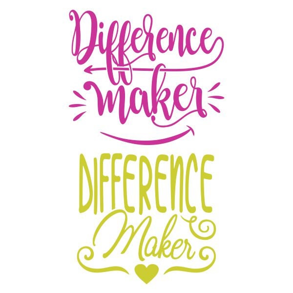 Difference Maker School Teacher Cuttable Design SVG PNG DXF & | Etsy