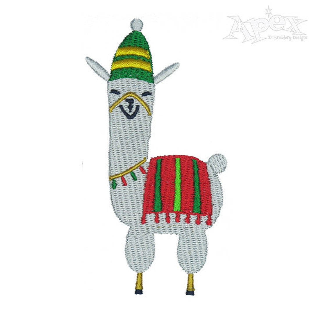 Llama Alpaca Design Machine Embroidery INSTANT DOWNLOAD Pes Dst - Etsy