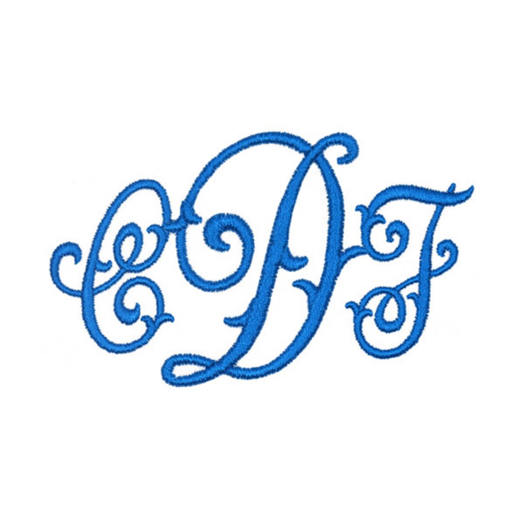 Winston Embroidery Font Alphabet Monogram Letters INSTANT DOWNLOAD BX ...