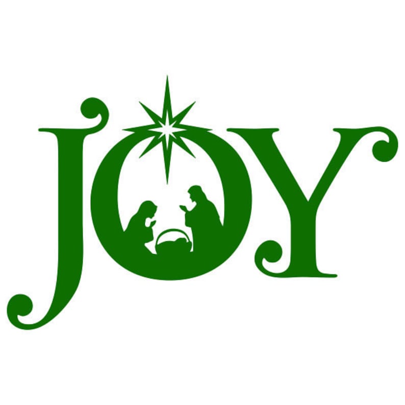 Joy Christmas Cuttable Design SVG PNG DXF & Eps Designs Cameo - Etsy