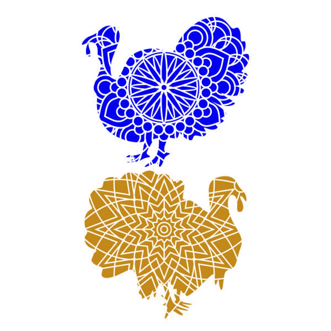 Thanksgiving Turkey Cuttable SVG PNG DXF & Eps Designs Cameo File ...