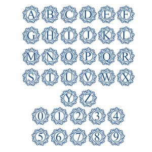 Circle Prince Font Monogram Cuttable Design SVG PNG DXF & Designs Cameo ...