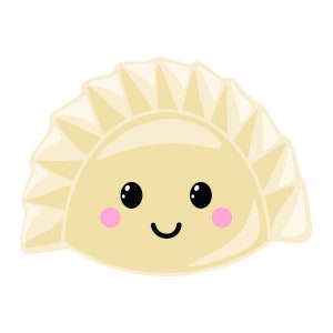 Little Pierogi Pack Cuttable Design SVG PNG DXF & Eps Designs Cameo ...