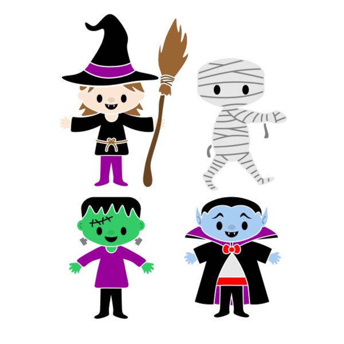 Spooky Monster Halloween Cuttable SVG PNG DXF & Eps Designs - Etsy