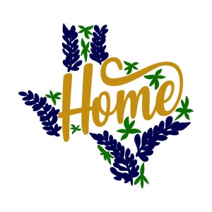 Texas Bluebonnet Home Pack Cuttable Design SVG PNG DXF & Eps Designs ...