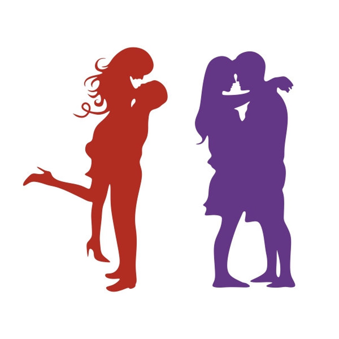 Happy Couple Pack Cuttable Design SVG PNG DXF & Eps Designs Cameo File ...