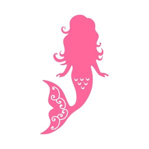 Mermaid Sitting Silhouette Pack Cuttable Design SVG PNG DXF & Eps ...