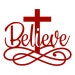 Believe Cross Pack Cuttable Design SVG PNG DXF & Eps Designs - Etsy