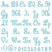 Southern Script Monogram Machine Embroidery Font Alphabet Letters ...
