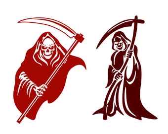 Grim Reaper Svg - Etsy