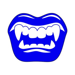 Vampire Mouth Pack Cuttable Design SVG PNG DXF & Eps Designs Cameo File ...