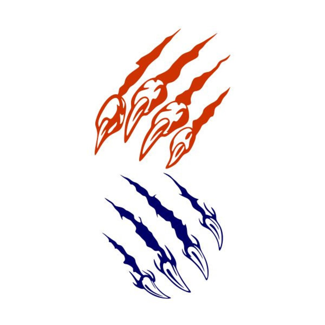 Tiger Bear Claw Animal Cuttable Design SVG PNG DXF & Eps Designs Cameo ...