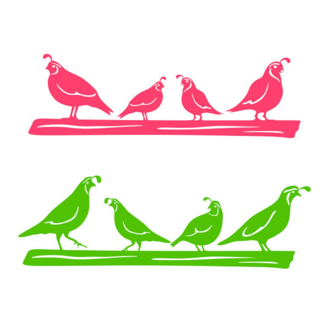 Quail Fall Autumn Birds Cuttable Design SVG PNG DXF & Eps | Etsy